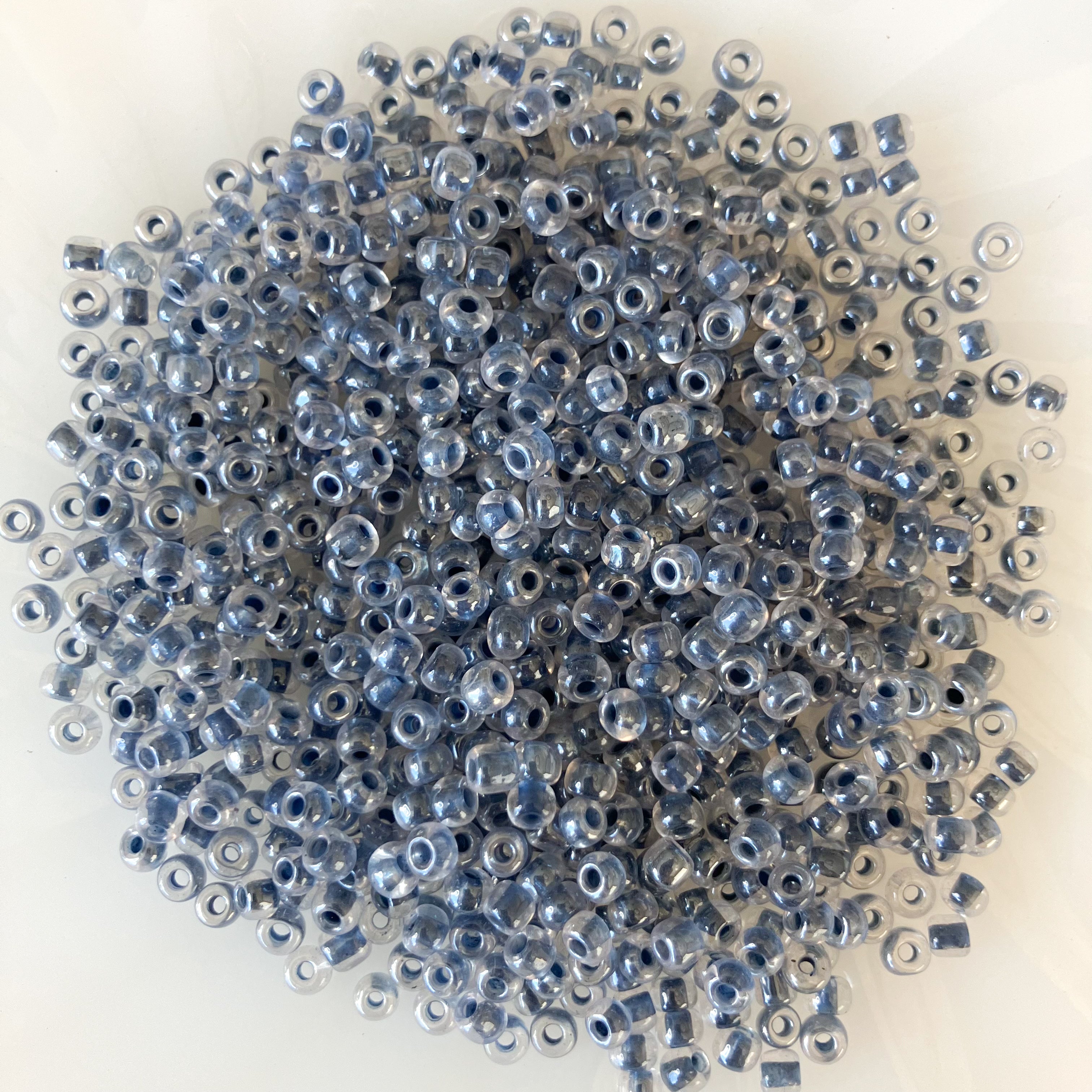 6/0 Blue Color-Lined Seed Beads – 50g & 20g Packs – Good Medicine Beading